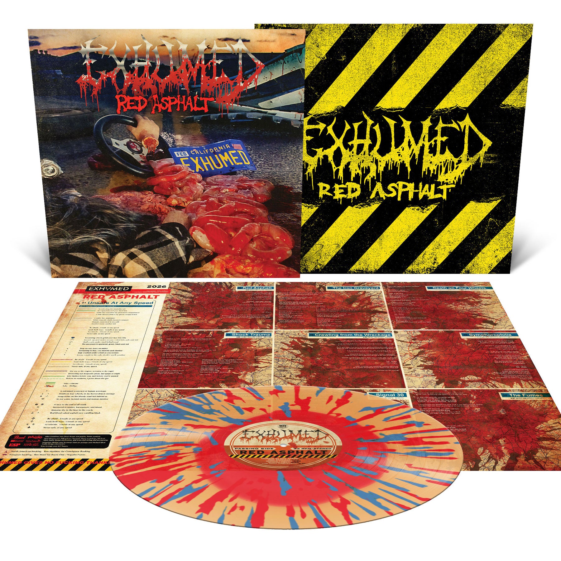 EXHUMED "Red Asphalt" – Relapse Records Official Store